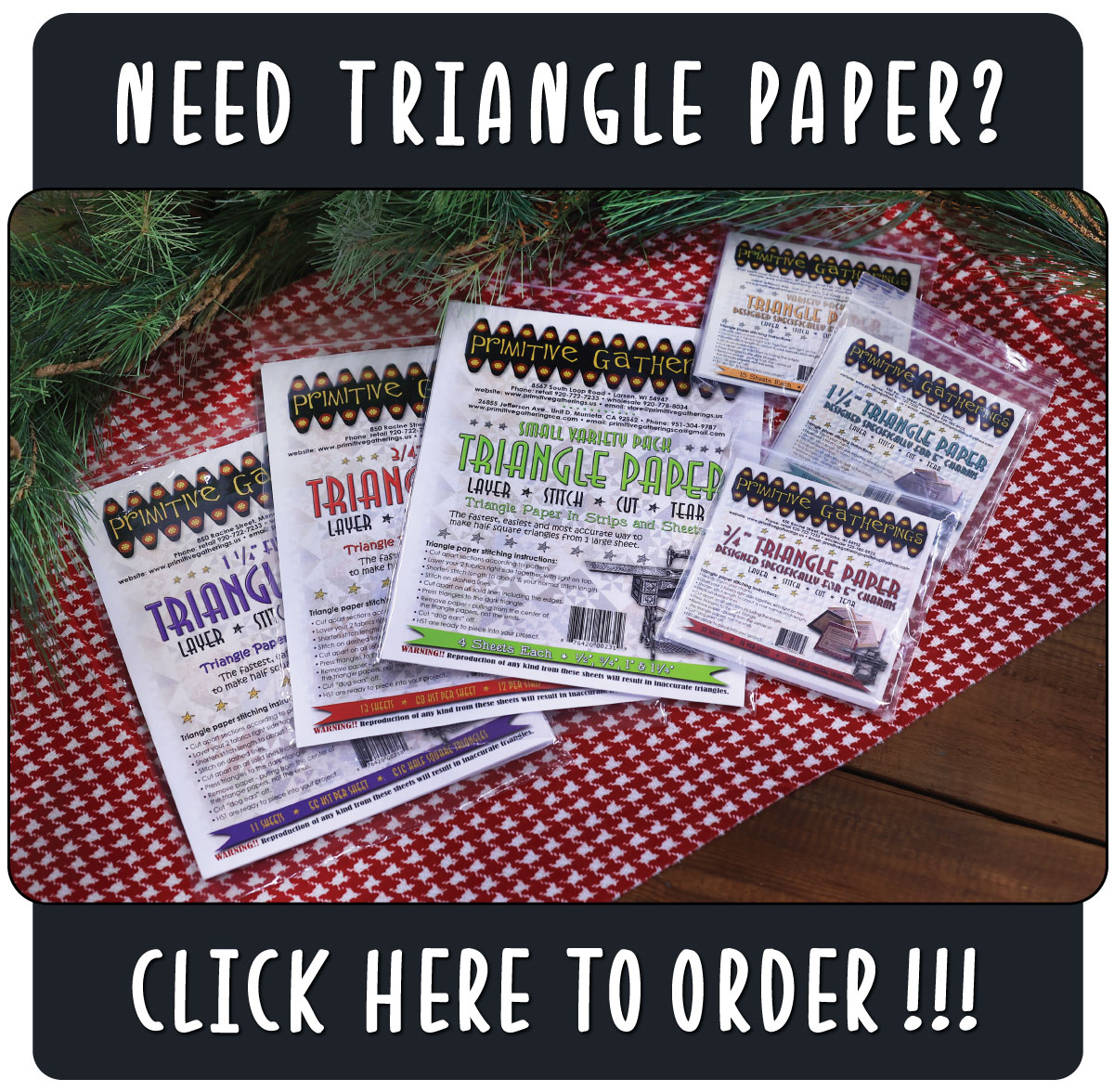 Stitch Every Day with Lisa BongeanTriangle-Paper-Widget—1