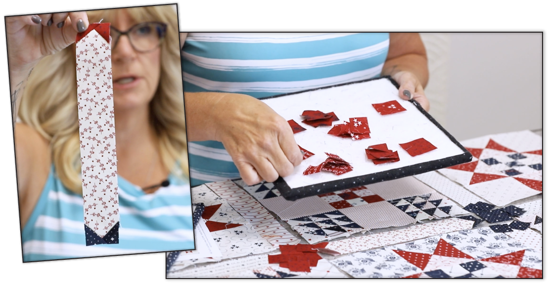 Stitch Every Day with Lisa BongeanO’ Say Can You Sew – Clue #7